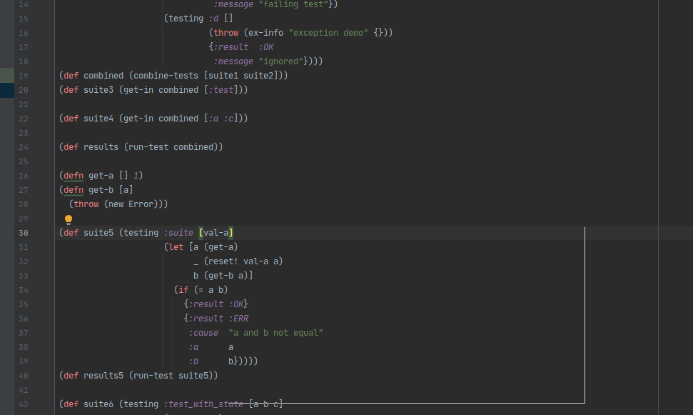 An REPL oriented testing framework for clojure and clojurescript